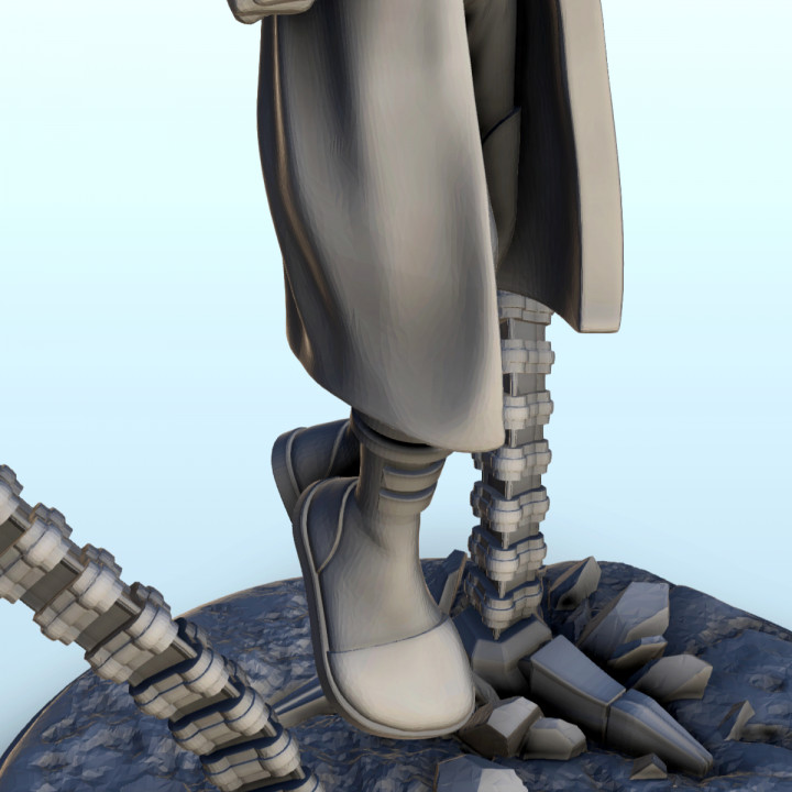 3D Printable Alien Dr Octopus with glasses and claws (21) (+ pre ...