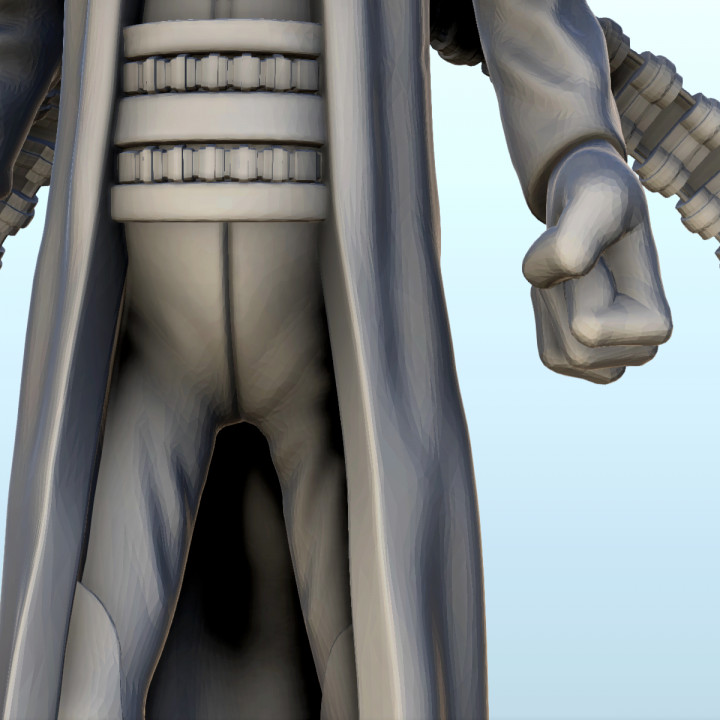 3D Printable Alien Dr Octopus with glasses and claws (21) (+ pre ...