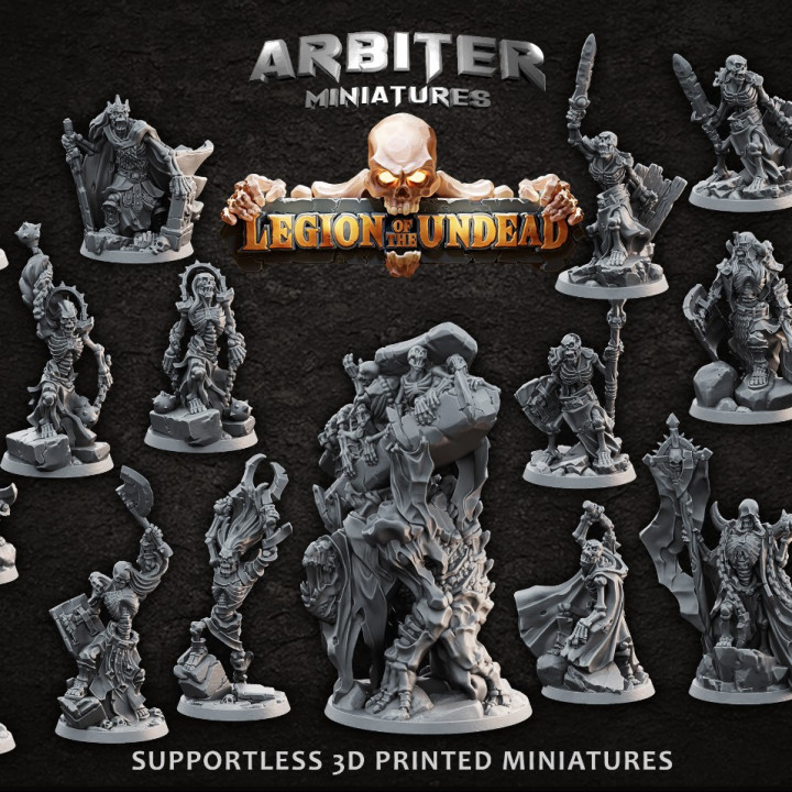 3D Printable Arbiter Miniatures Kickstarter 4: Legion of the Dead by ...