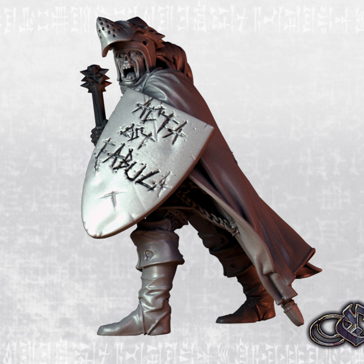 3D Printable Revived Knight Full Armour & Maze on Foot (XIV century) by ...