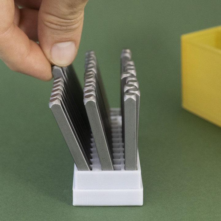3D Printable Metal Stamp Case and Stand // Easier to Use + Compact ...