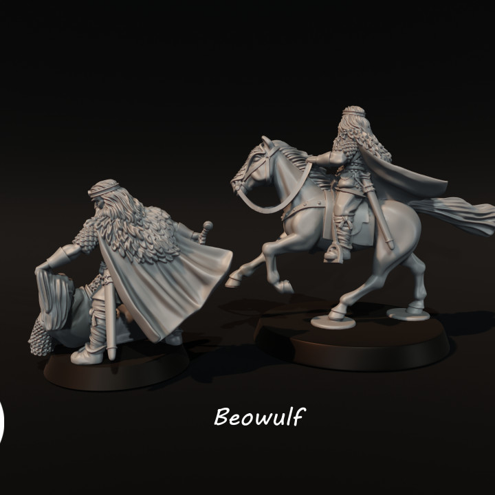3D Printable Beowulf by Medbury Miniatures