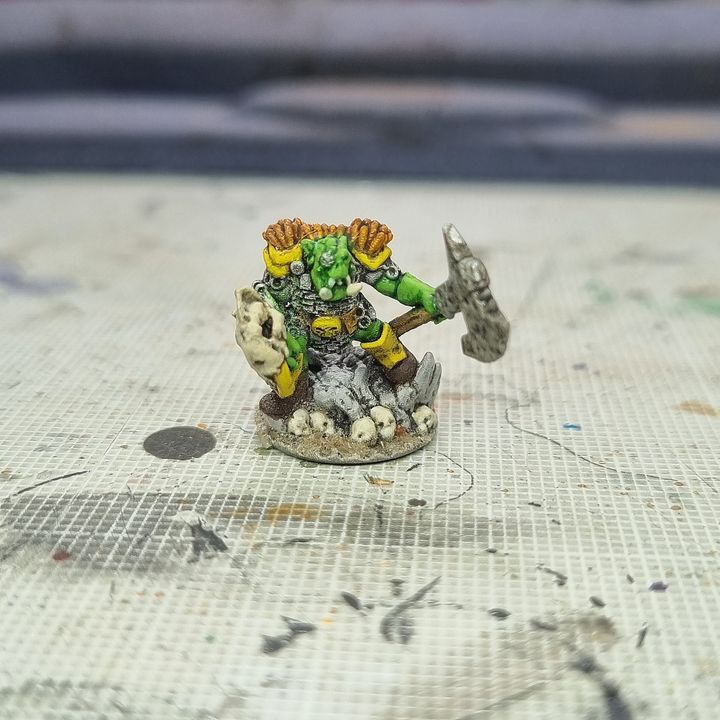 3D Print of Warmaster Orc Champion (10mm Warmaster) by gheed