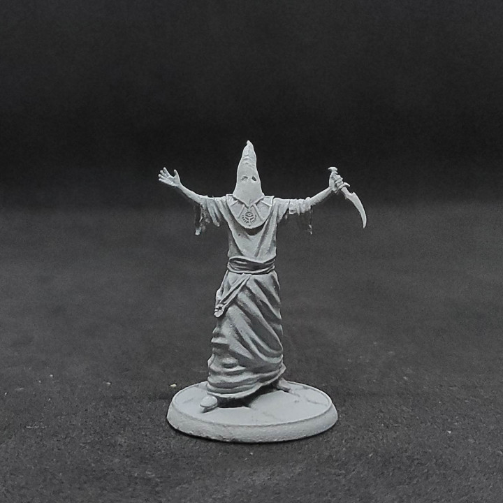 3d Printable Characters Set Nyarlathotep Cult Humans Cultist By Necropunks Miniatures