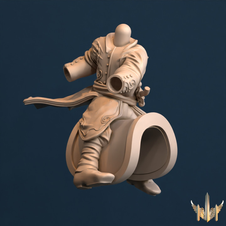 3D Printable Human Mount Pose 10 by Triple Spire Workshop