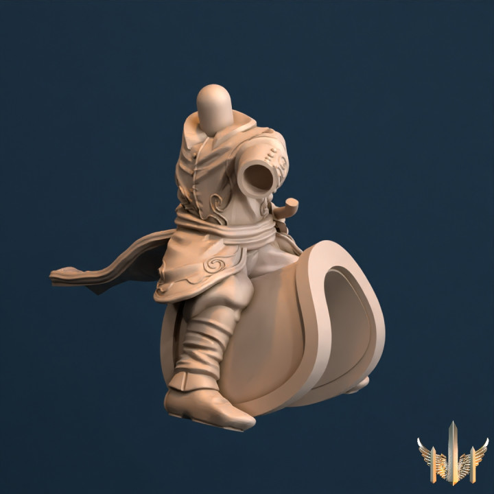 3D Printable Human Mount Pose 9 by Triple Spire Workshop