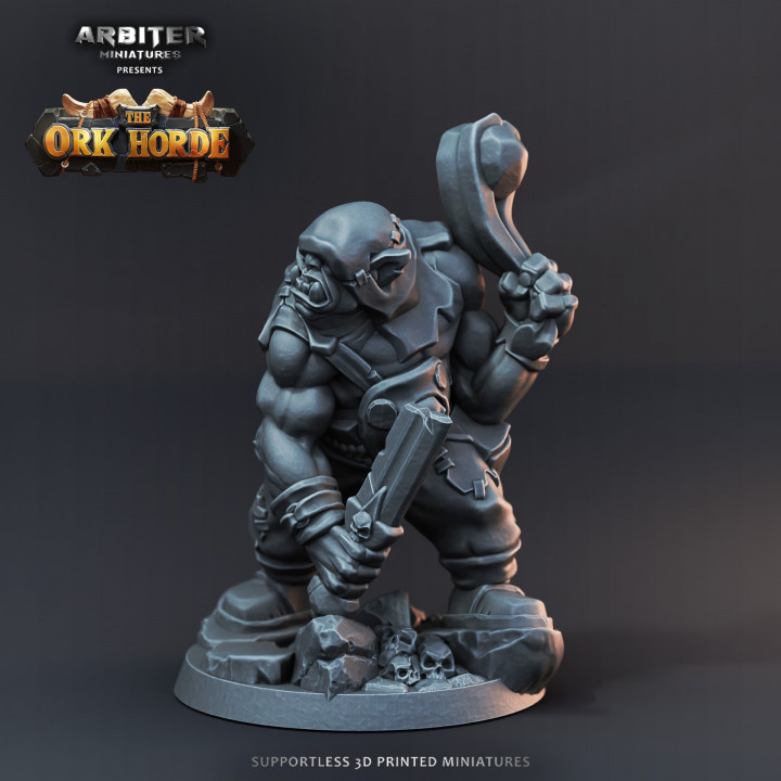 3D Printable Arbiter Miniatures Kickstarter 6: The Ork Horde by Arbiter ...