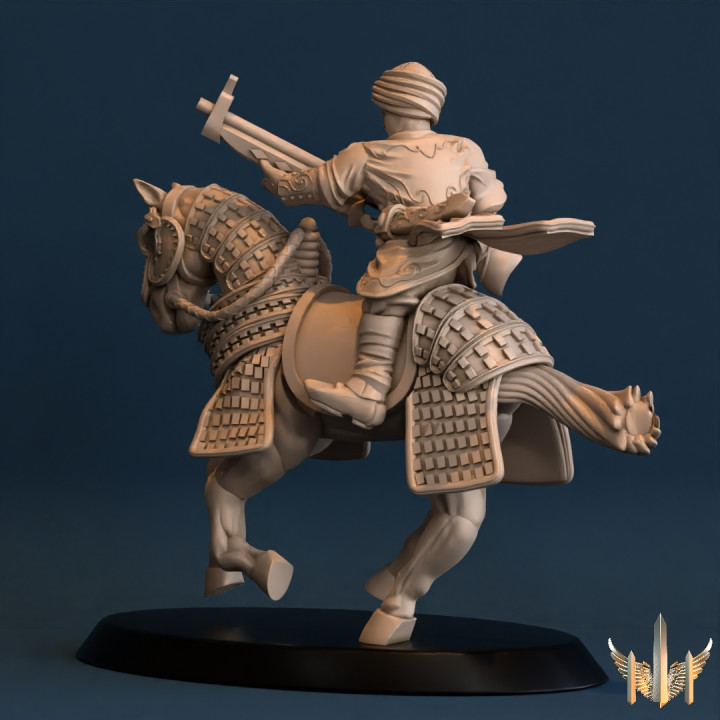 3D Printable Human Mount Pose 6 by Triple Spire Workshop