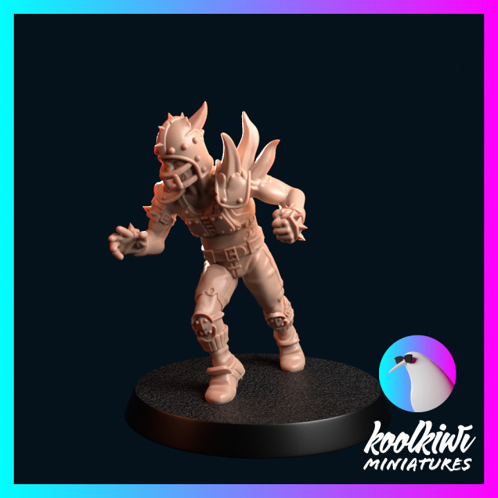 3D Printable Fantasy Football - Tainted Outcasts - Lineman 1 by ...