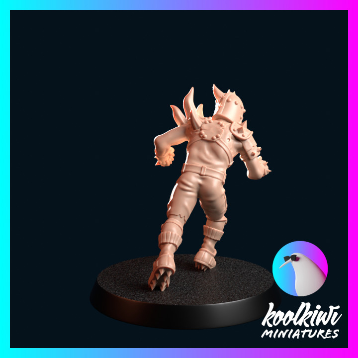 3D Printable Fantasy Football - Tainted Outcasts - Lineman 1 by ...