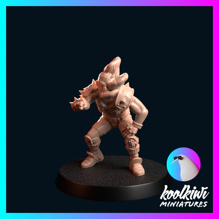 3D Printable Fantasy Football - Tainted Outcasts - Lineman 2 by ...