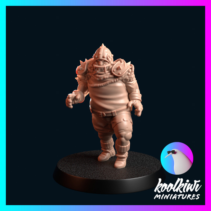 3D Printable Fantasy Football - Tainted Outcasts - Lineman 3 by ...
