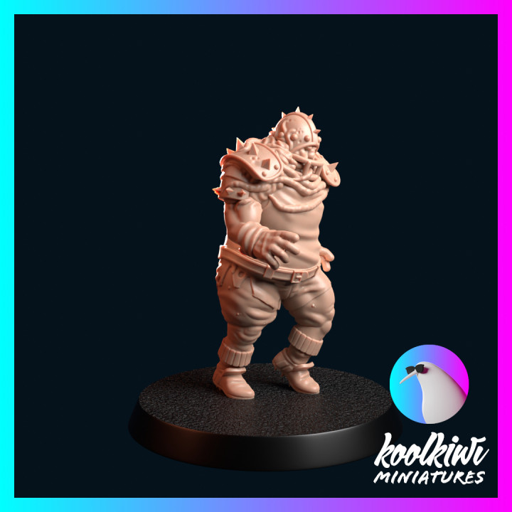 3D Printable Fantasy Football - Tainted Outcasts - Lineman 3 by ...