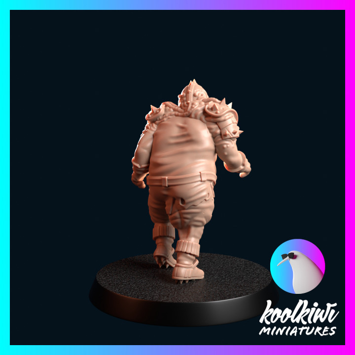 3D Printable Fantasy Football - Tainted Outcasts - Lineman 3 by ...