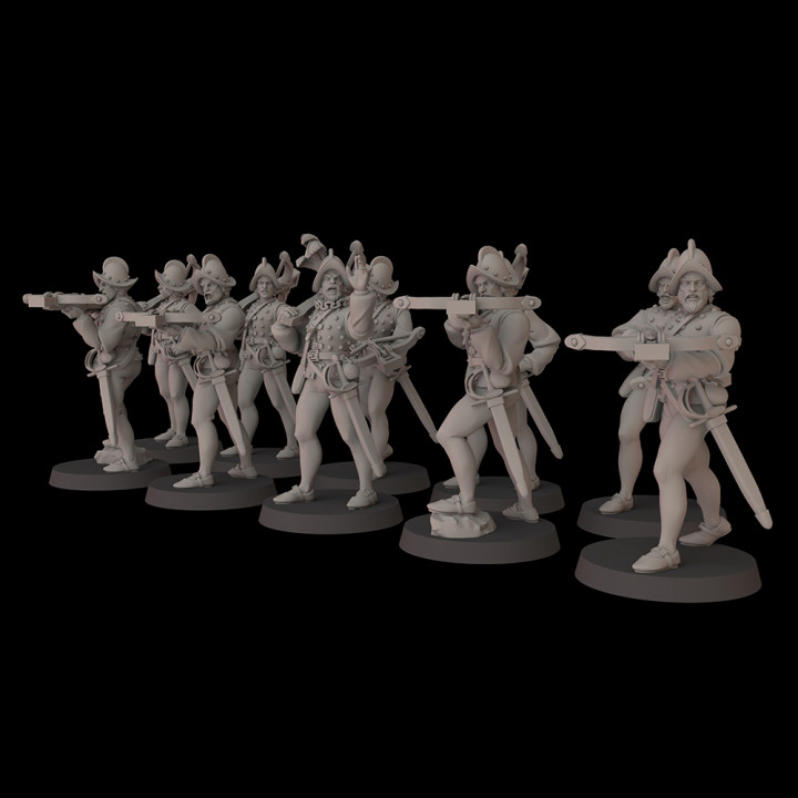3D Printable Crossbowmen by Fantasy Cult Miniatures
