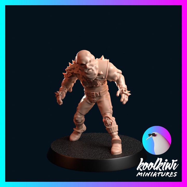 3D Printable Fantasy Football - Tainted Outcasts - Lineman 4 by ...