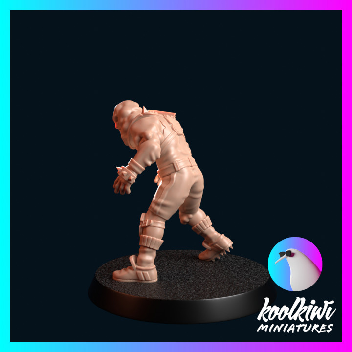 3D Printable Fantasy Football - Tainted Outcasts - Lineman 4 by ...