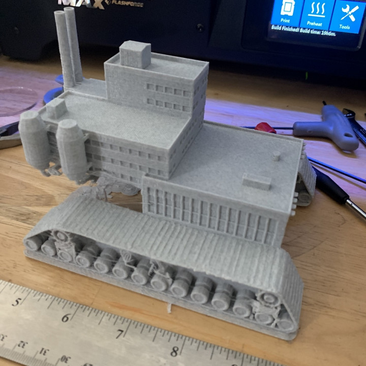 3D Printable Mobile Mine Complex by Tom Carr