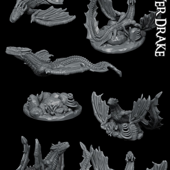 3D Printable River Drake by RocketPigGames