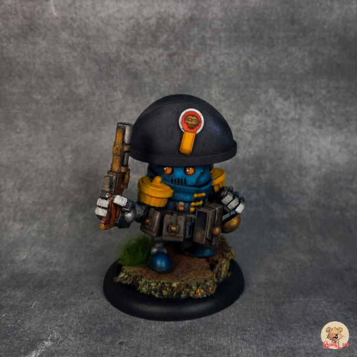 3D Printable WARPOD Clanker 'Voltigun' Battle Squad by Flytrap Digital