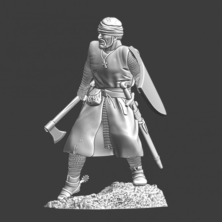 3D Printable Medieval wounded knight - still fighting by Northern ...