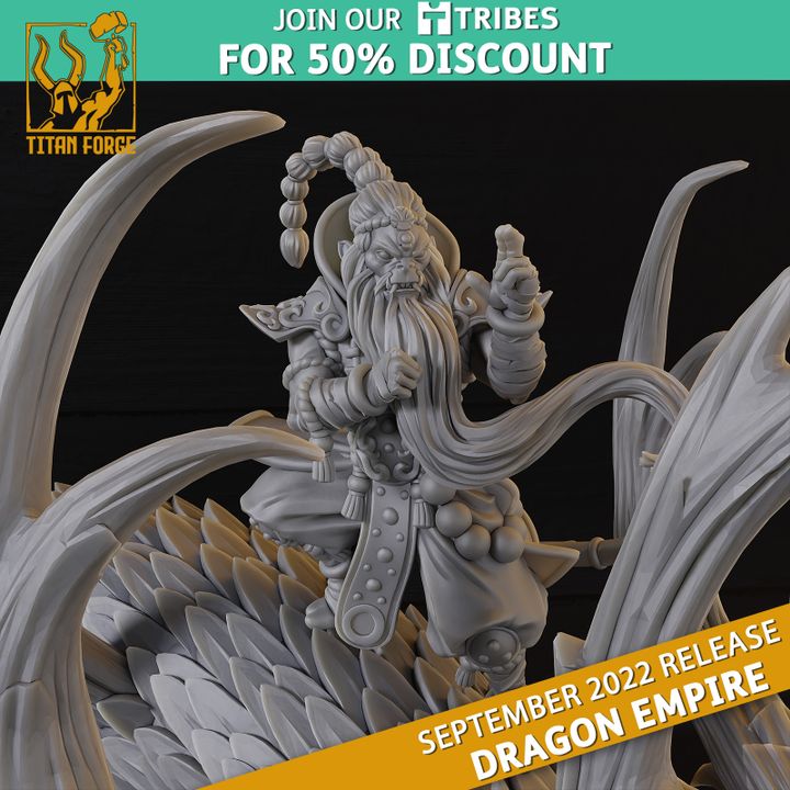 3D Printable Dragon - Dragon Empire - Titan Forge Miniatures September ...