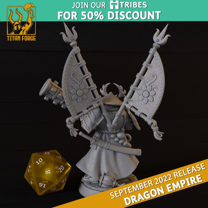 3D Printable General - Dragon Empire - Titan Forge Miniatures September ...