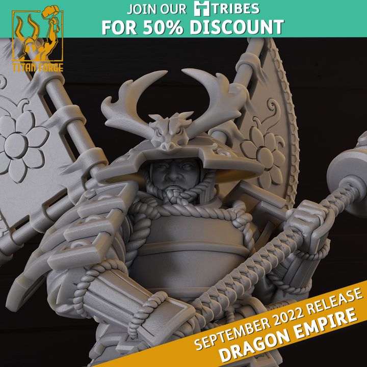 3D Printable General - Dragon Empire - Titan Forge Miniatures September ...
