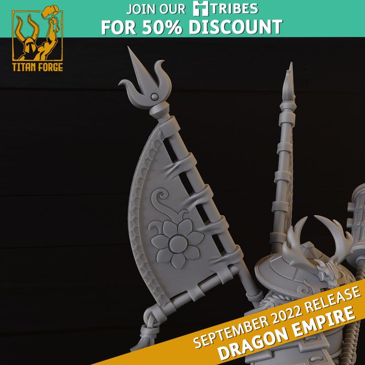 3D Printable General - Dragon Empire - Titan Forge Miniatures September ...