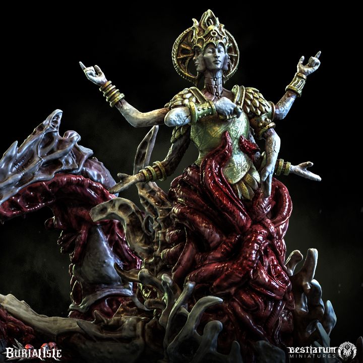 3D Printable Burial Isle: Collection | Undead by Bestiarum Miniatures