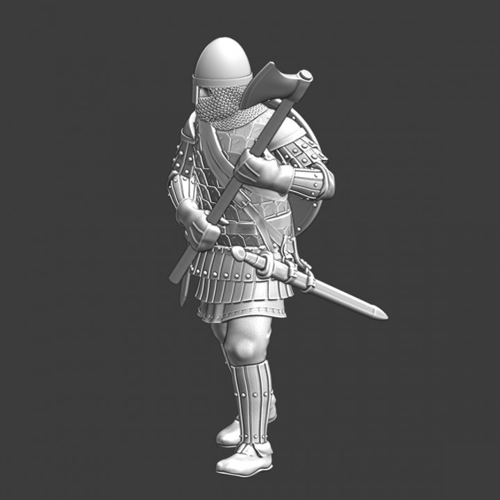 3D Printable Varangian Guard - Byzantine elite warrior by Northern ...