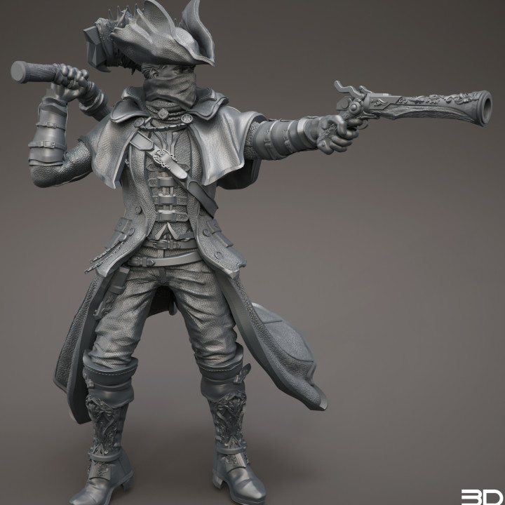 3D Printable Gothic Hunter by 3DArtGuy