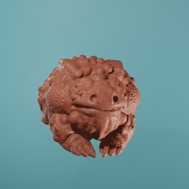 3D Printable Giant toad by Ch3rT1la