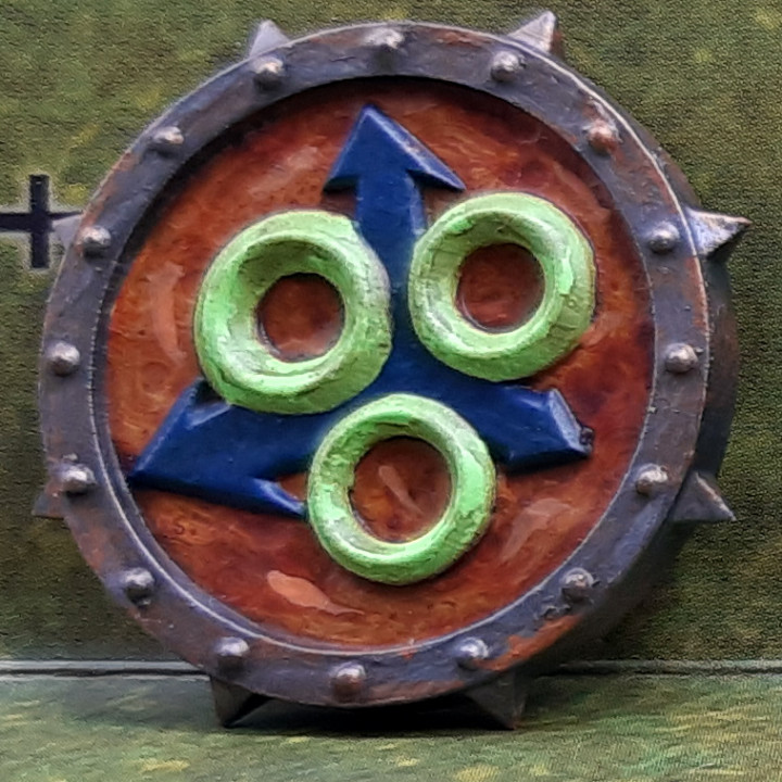 3D Printable Blood Bowl Nurgle Token by Vergond