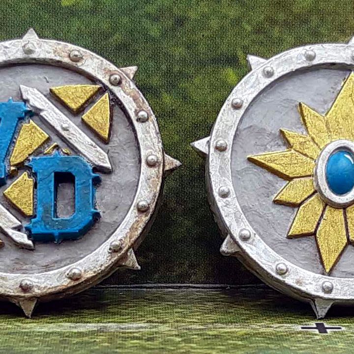 3D Printable Blood Bowl High Elf Token by Vergond