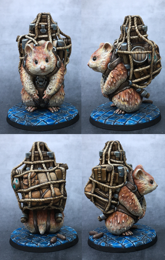 3D Printable Miniature giant space hamster by Jacob Olsson ...