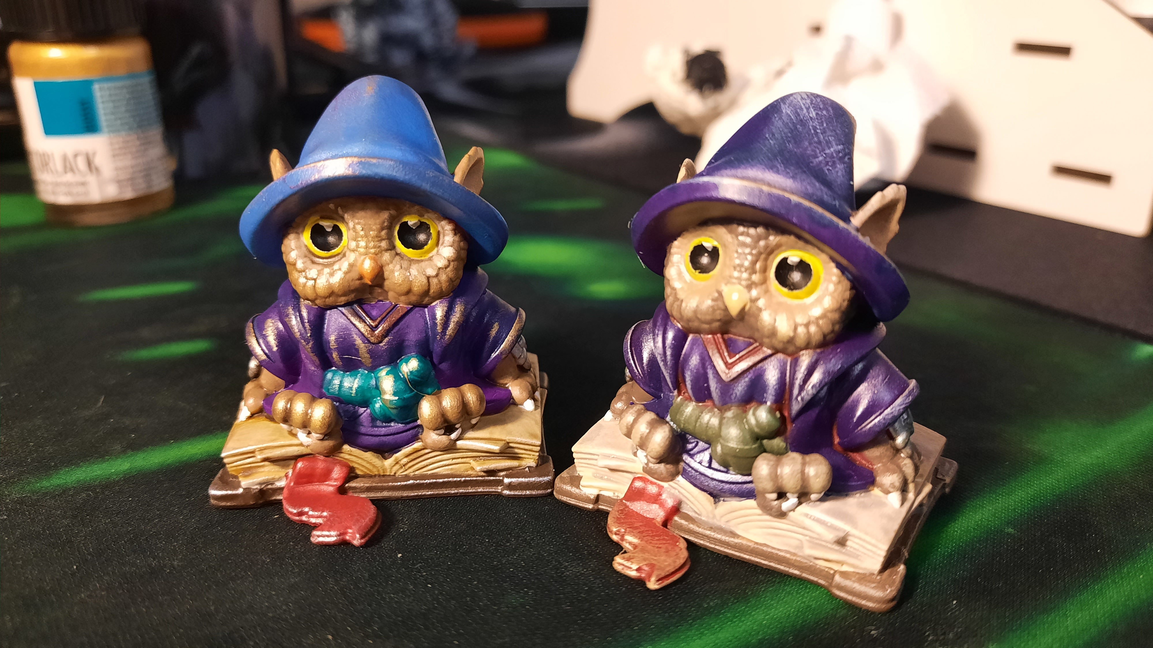 3D Printable Cute owl familiar by Jacob Olsson - Roleplaying & Miniatures