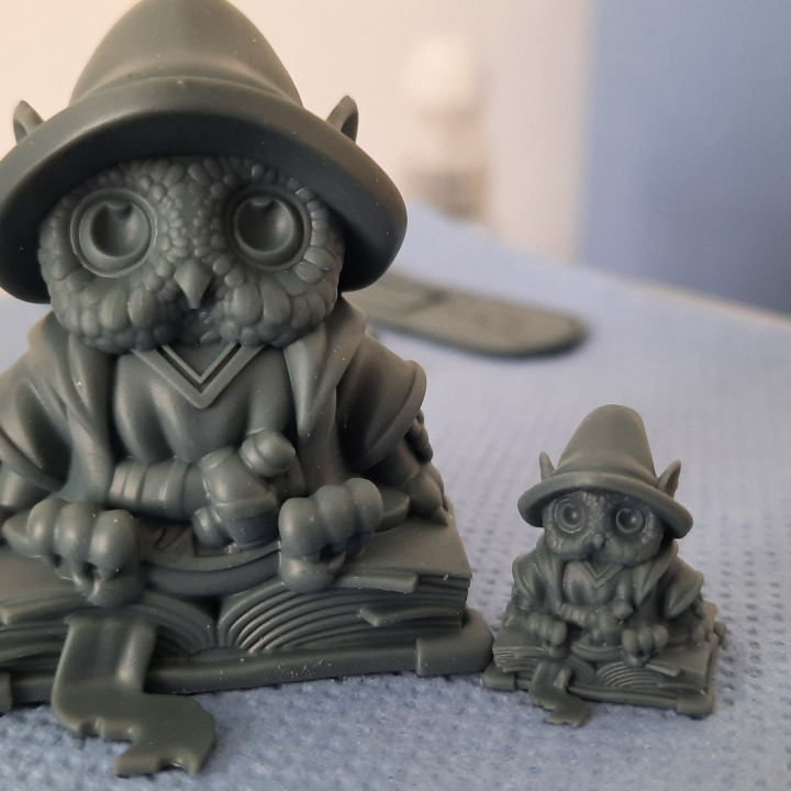 3D Print of Cute owl familiar by tizzer93