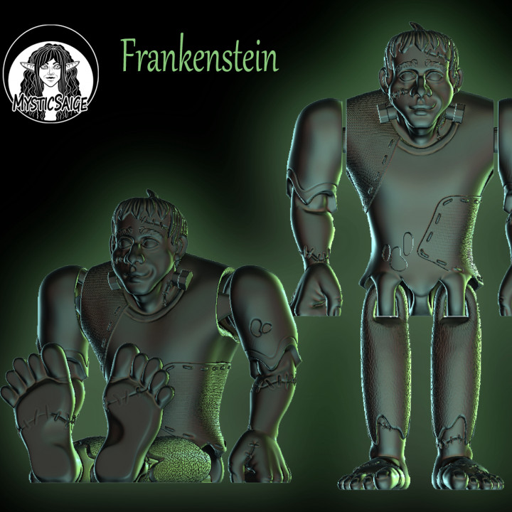 3D Printable Frankenstein by MysticSaige