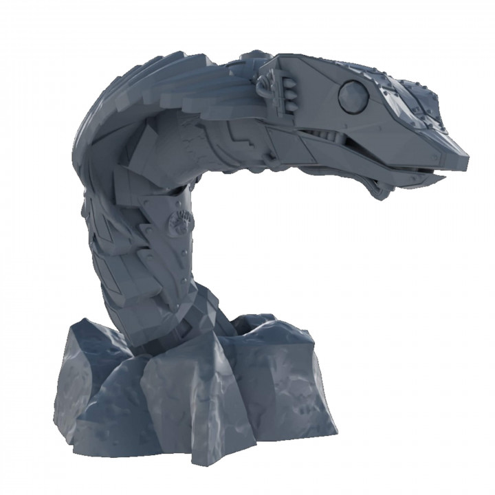 3D Printable Cyber Snakes/Worms Sci Fi Mech With Optional Weapons by ...