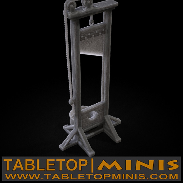 3D Printable Guillotine by TableTopMinis