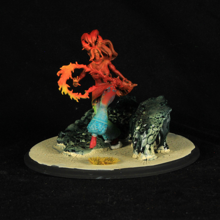 3D Print of Efreet - Fire Genie by kirgan