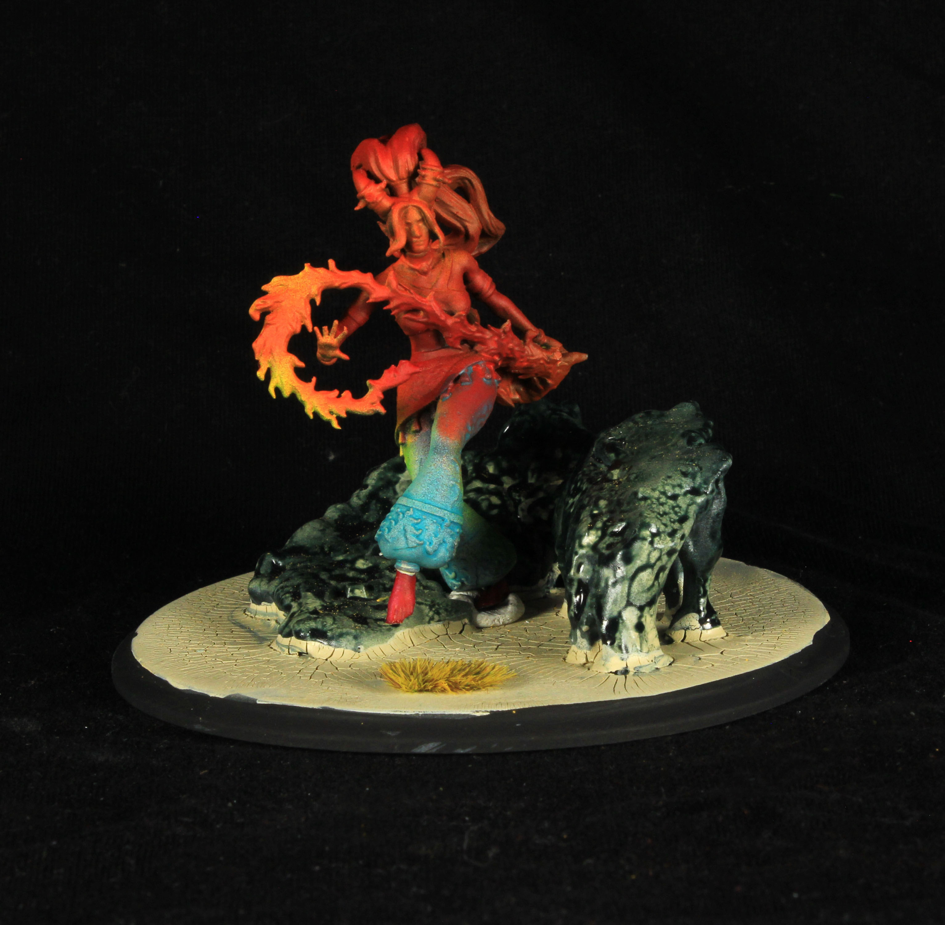 3D Printable Efreet - Fire Genie by 2moronic miniatures