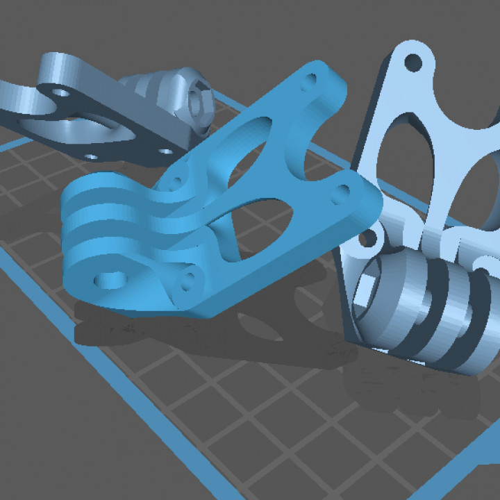 3D Printable TBS source one V5 gopro style mount by PapamidnightFPV