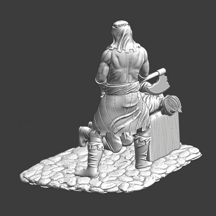 3D Printable Medieval execution - complete scene by Northern Crusades ...