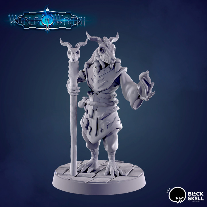 3D Printable Arjhan (Dragonborn/Sorcerer) by Black Skull Studio