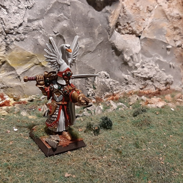 3D Printable High Elf Heroes by Ystlund Miniatures