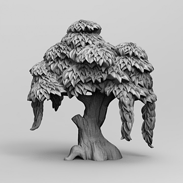 3D Printable Tree Set - Smale Scale Diorama by Oliver Spaeth
