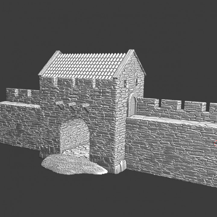 3D Printable Medieval small port - wargaming terrain by Northern ...