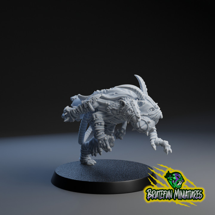 3D Printable Fantasy Football underworld Rodent Runner by BruteFun ...